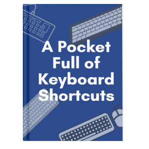A Pocket Full of Keyboard Shortcuts | Michelle Kaye Training Ltd